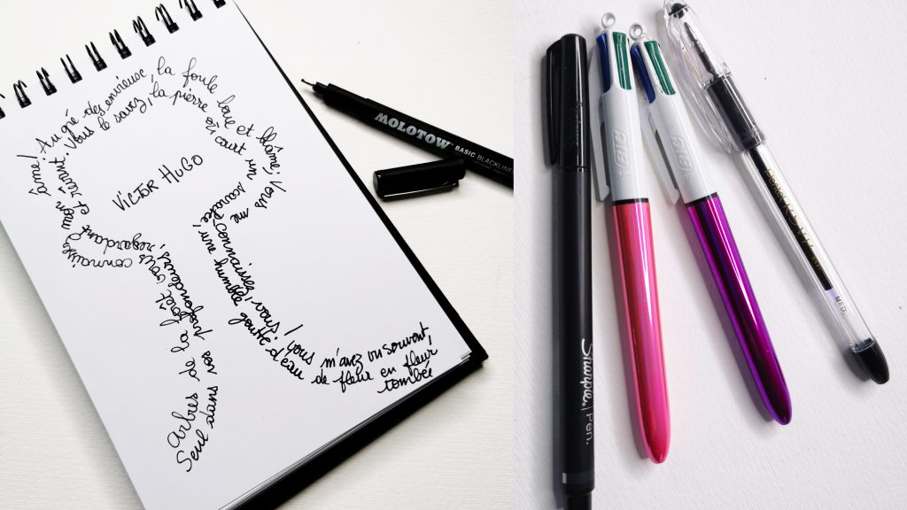 Comment faire un calligramme ? Par Amylee - l'Atelier Géant