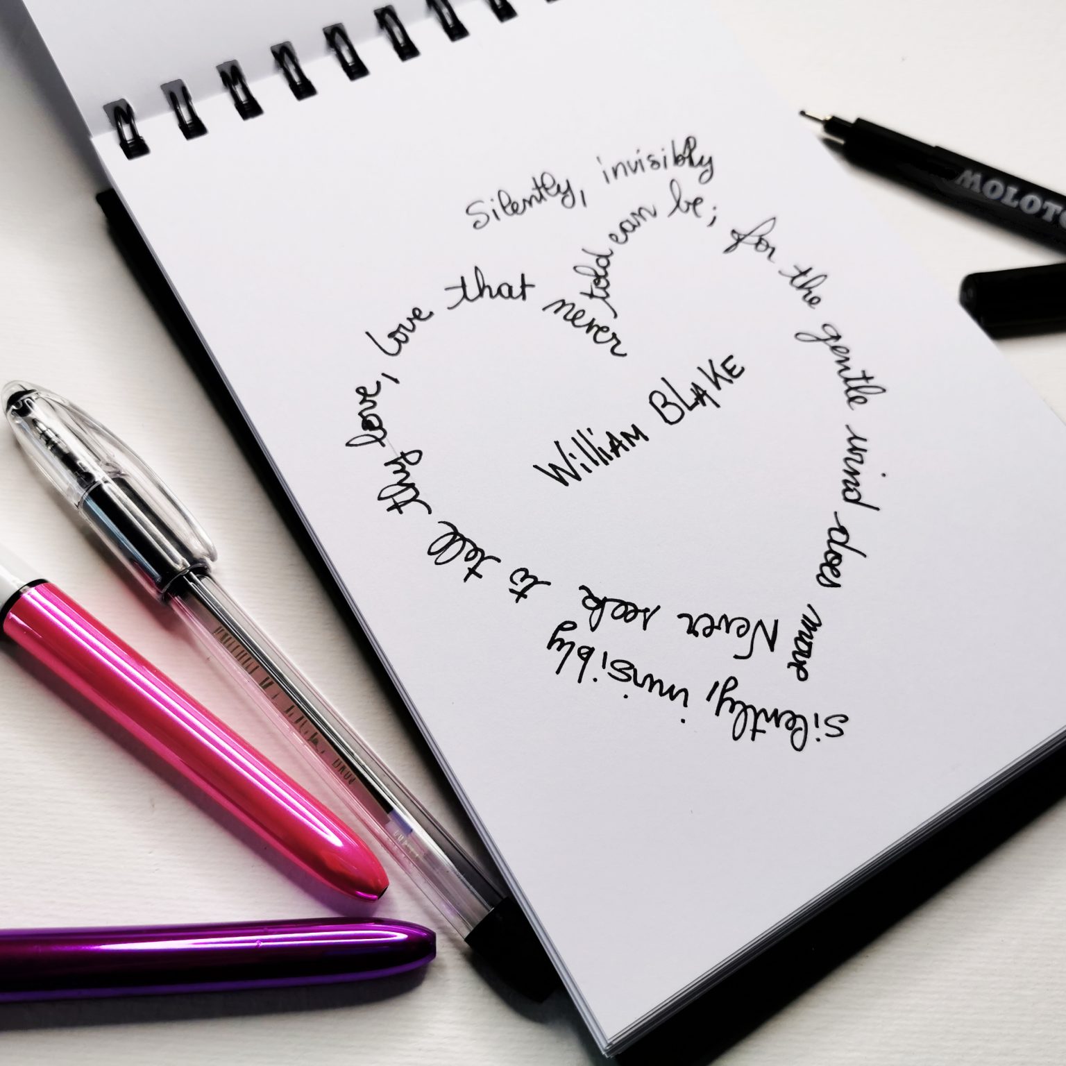 Comment faire un calligramme ? Par Amylee - l'Atelier Géant