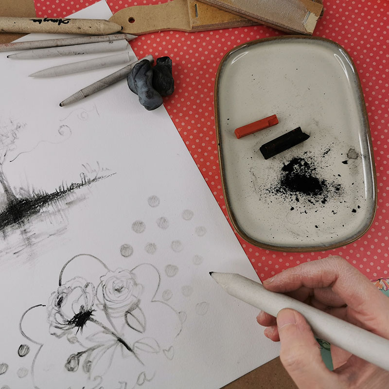 Comment utiliser l'estompe pour dessiner ? - l'Atelier Géant