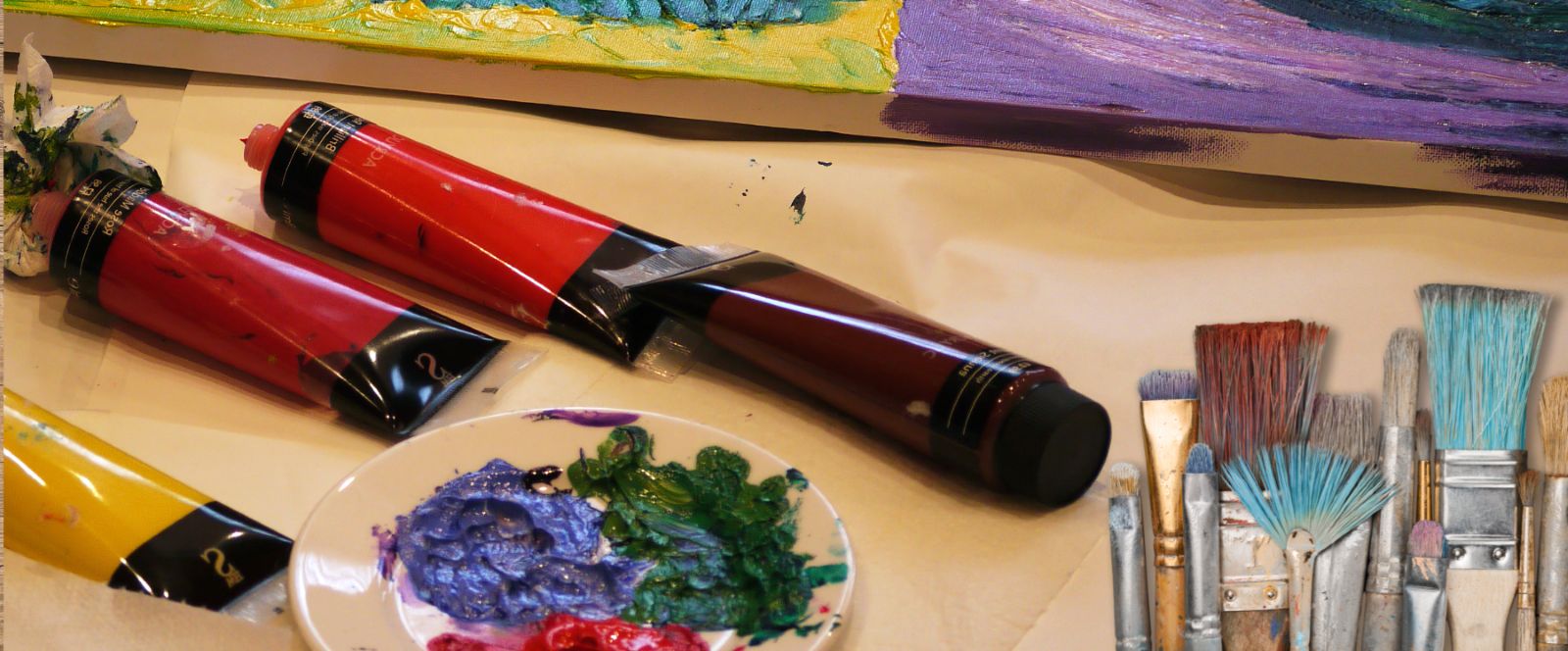 Débutant en peinture acrylique : quel matériel choisir ? - l'Atelier Géant